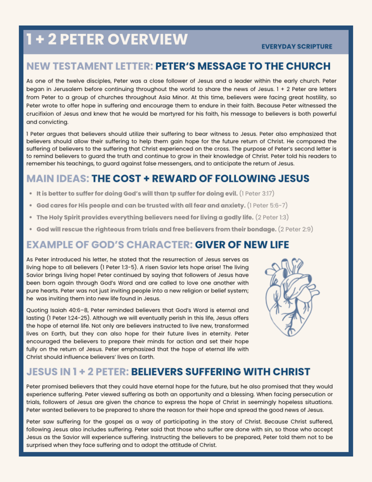 RESOURCES — EVERYDAY SCRIPTURE