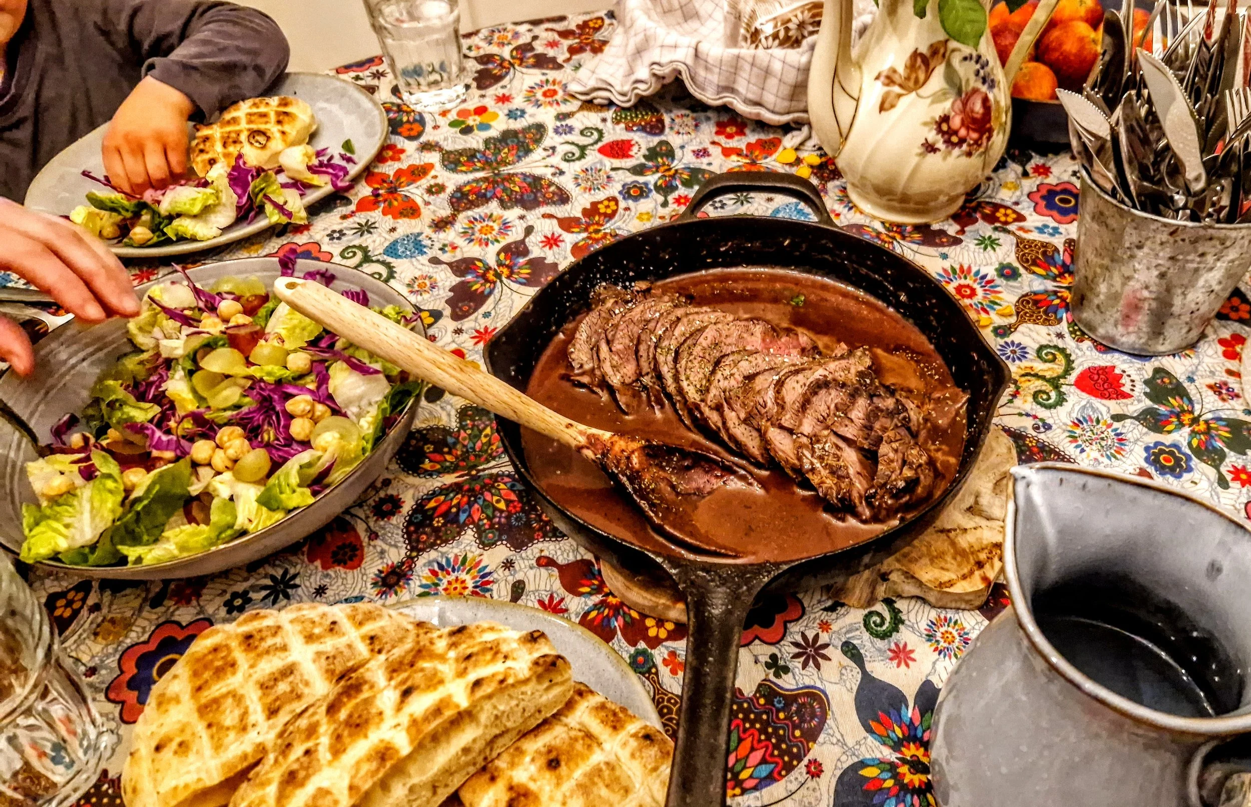 Red Deer roast with cherry sauce — Veranda Vikings