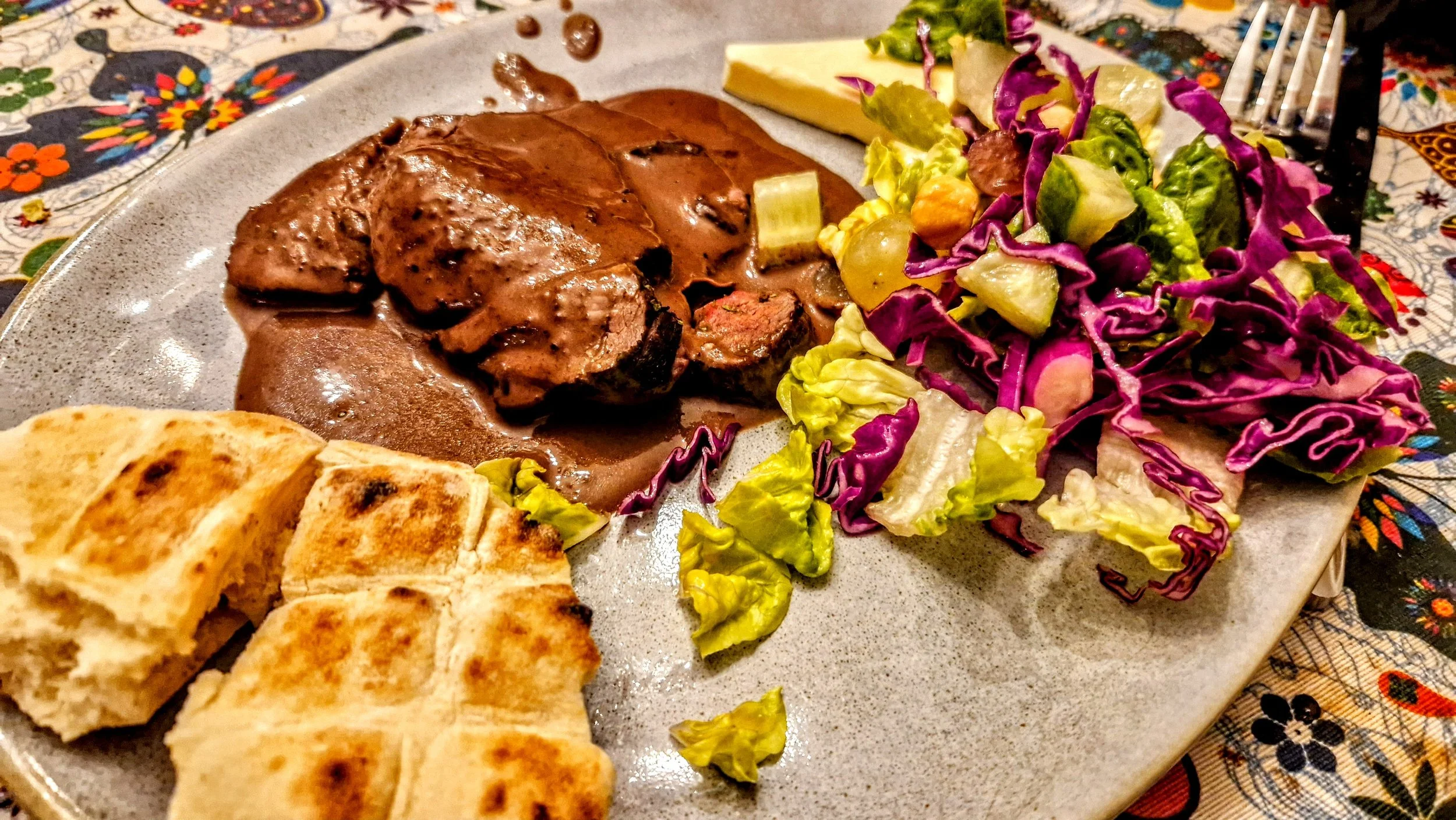 Red Deer roast with cherry sauce — Veranda Vikings