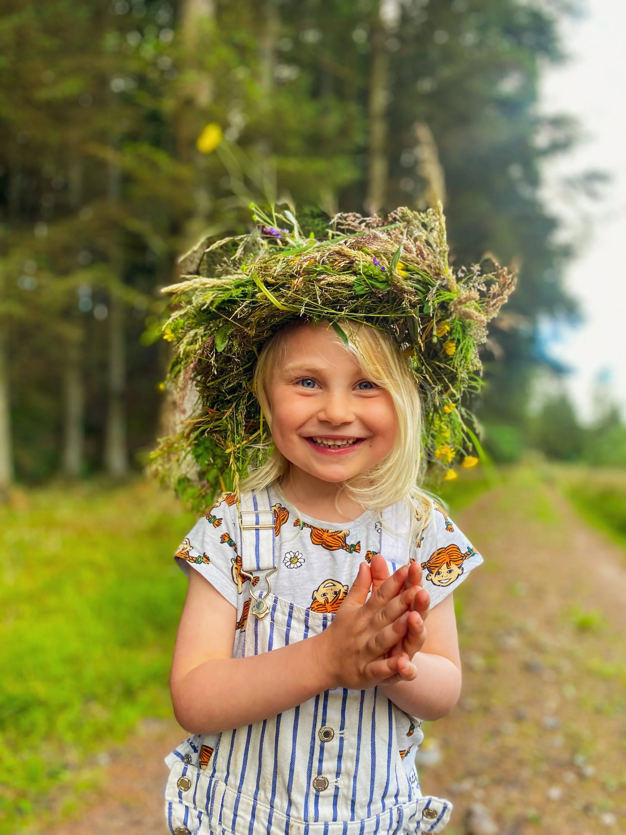 Wild Midsummer's Crown: Embracing the Chaos with Buttercups, Grasses ...