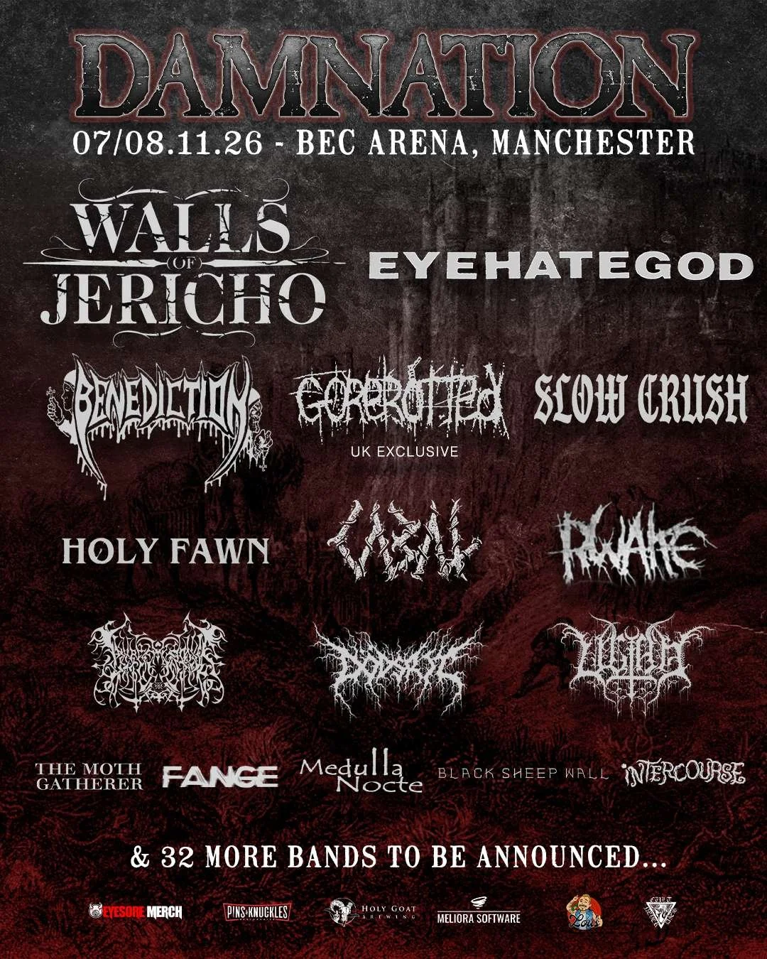 Damnation Festival 2026 reveals huge first wave: Walls of Jericho ...