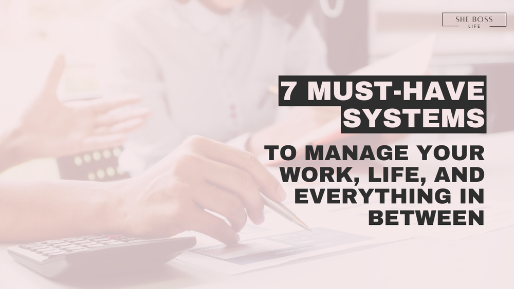 The 7 Secret Systems Every Founder & High Achiever Needs to Stay Sane ...