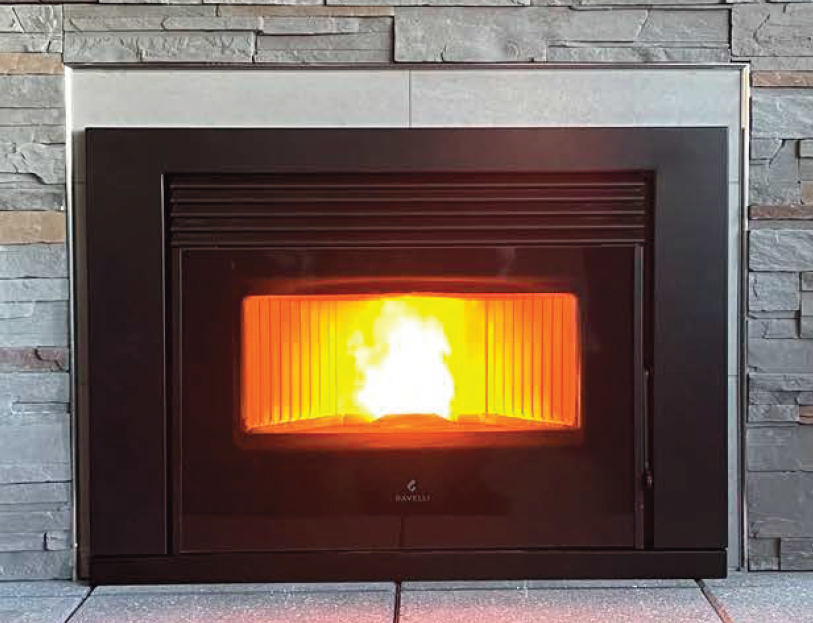 Indoor Pellet Fires & Fireplaces — Bucks Heating