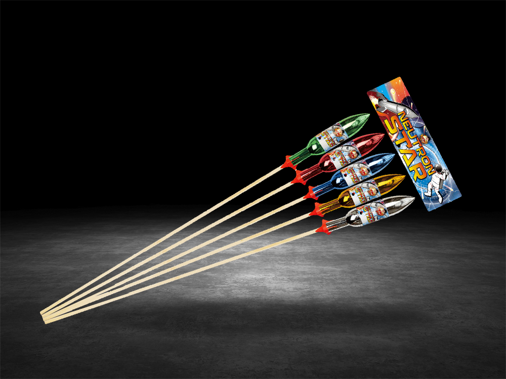 Neutron Star | 5 Rockets — Diamond Fireworks