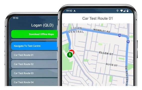 Logan Driving Test Routes - QLD Route App