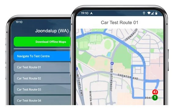 Joondalup Driving Test Routes - Drive Real WA Routes