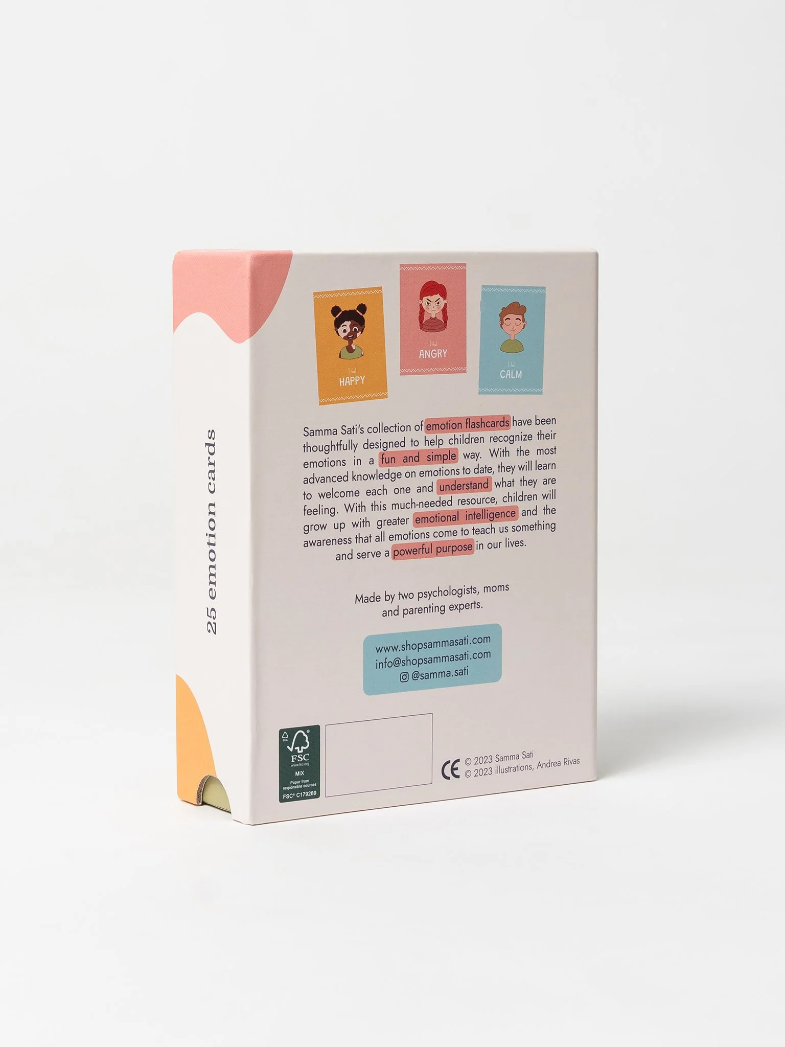 Tarjetas de Emociones - Pack 2 Idiomas | Samma Sati
