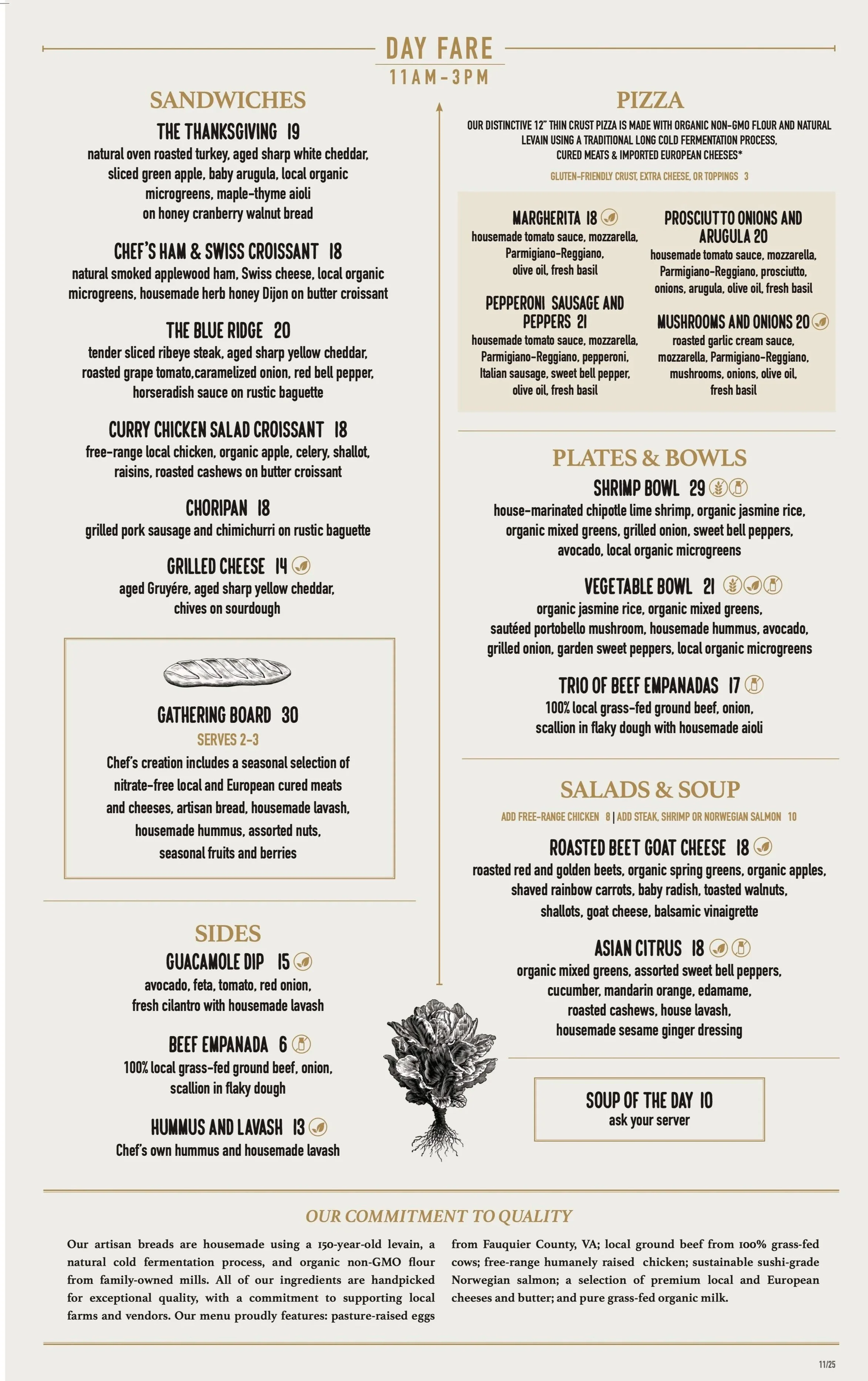 Menu — Godfrey's