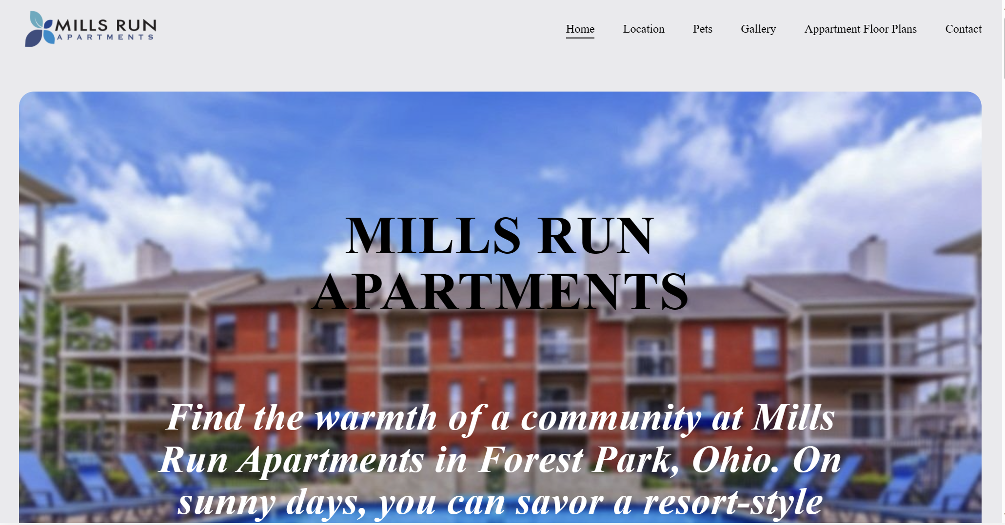 Mills Run — Olivia Russin