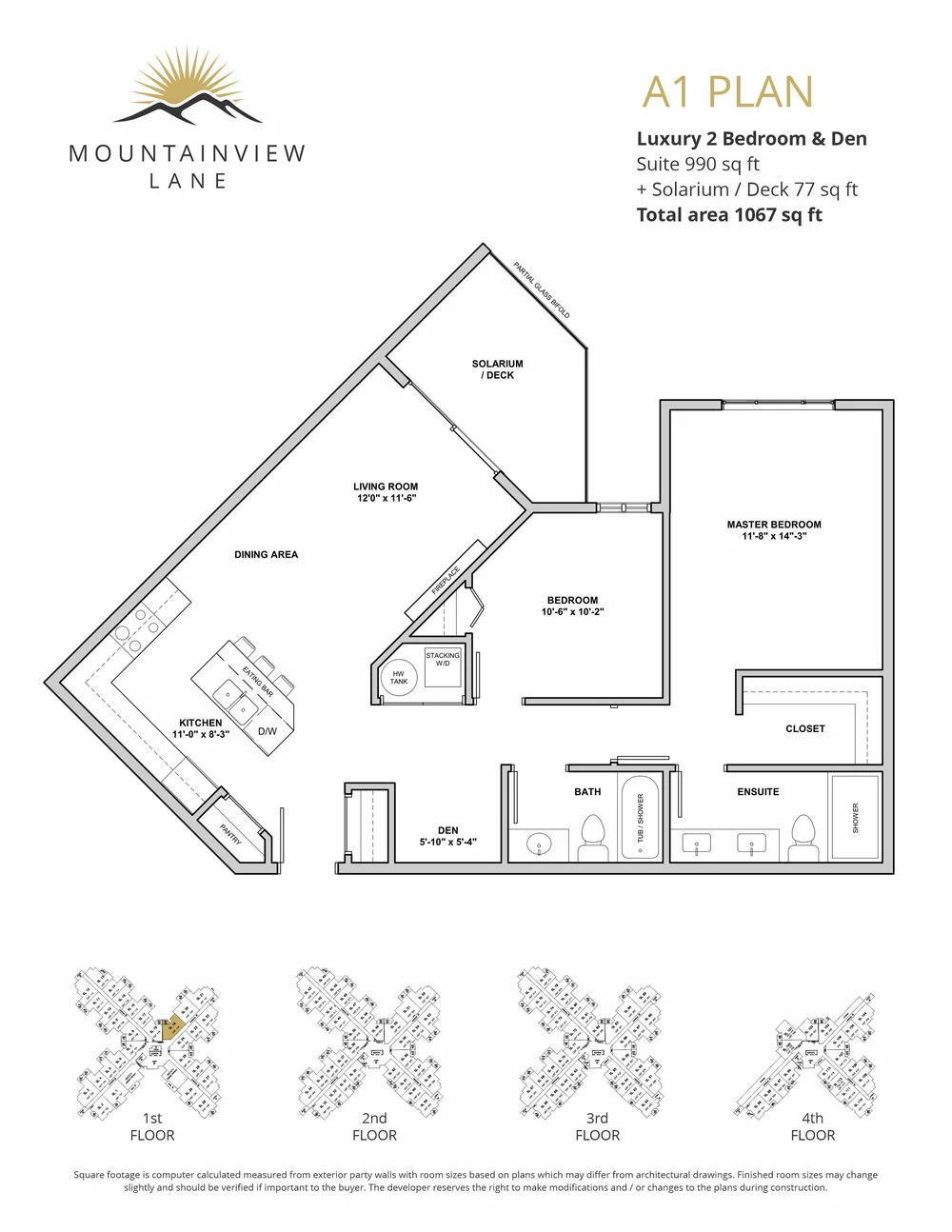 Floorplans — Mountainview Lane