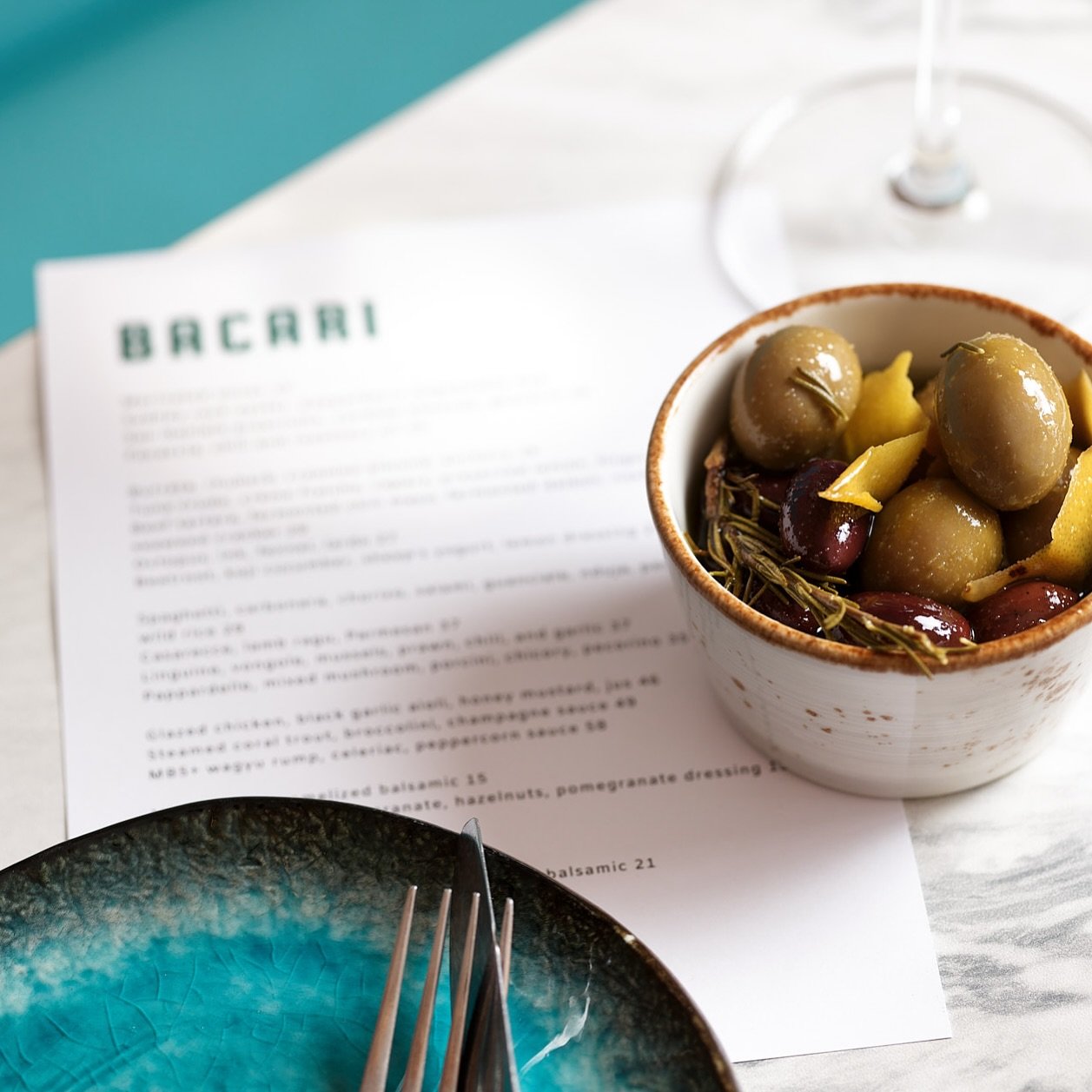 Menus | BACARI | Kirribilli