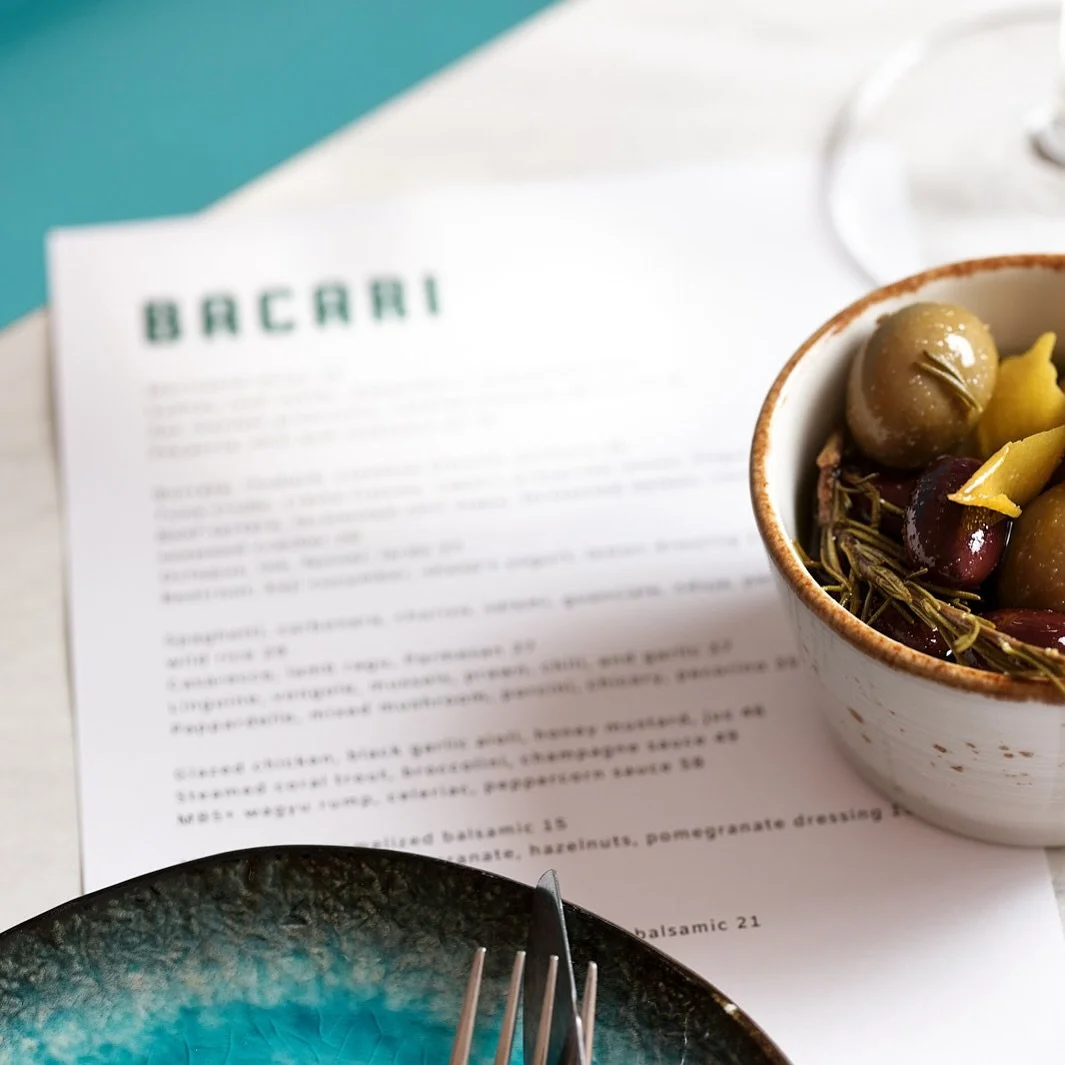 Menus | BACARI | Kirribilli