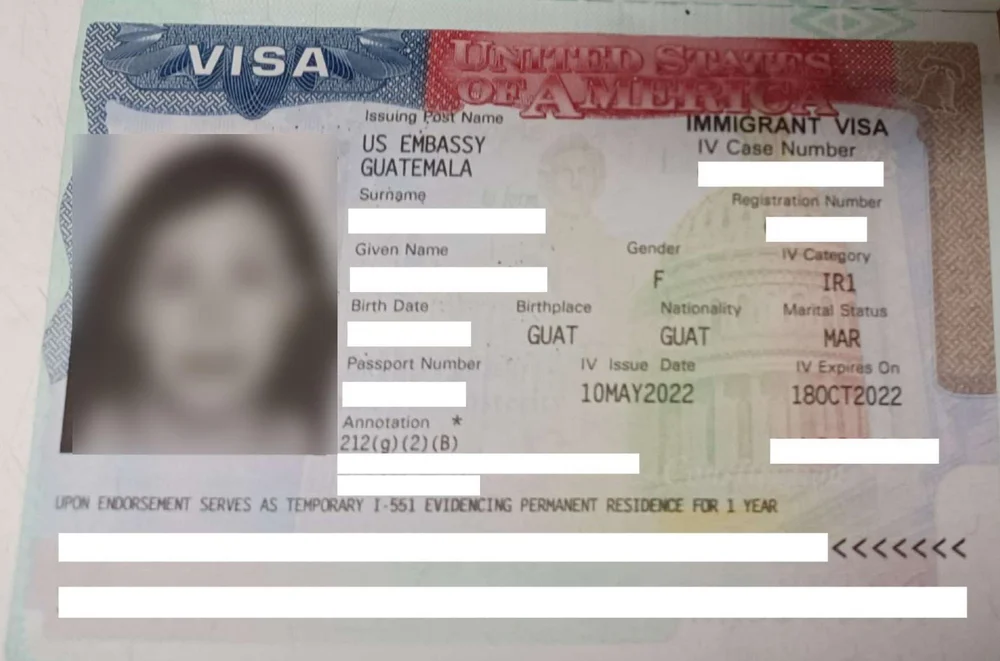 VISA ISSUED FOR A FAMILY VISA APPLICANT — LAWMAKS