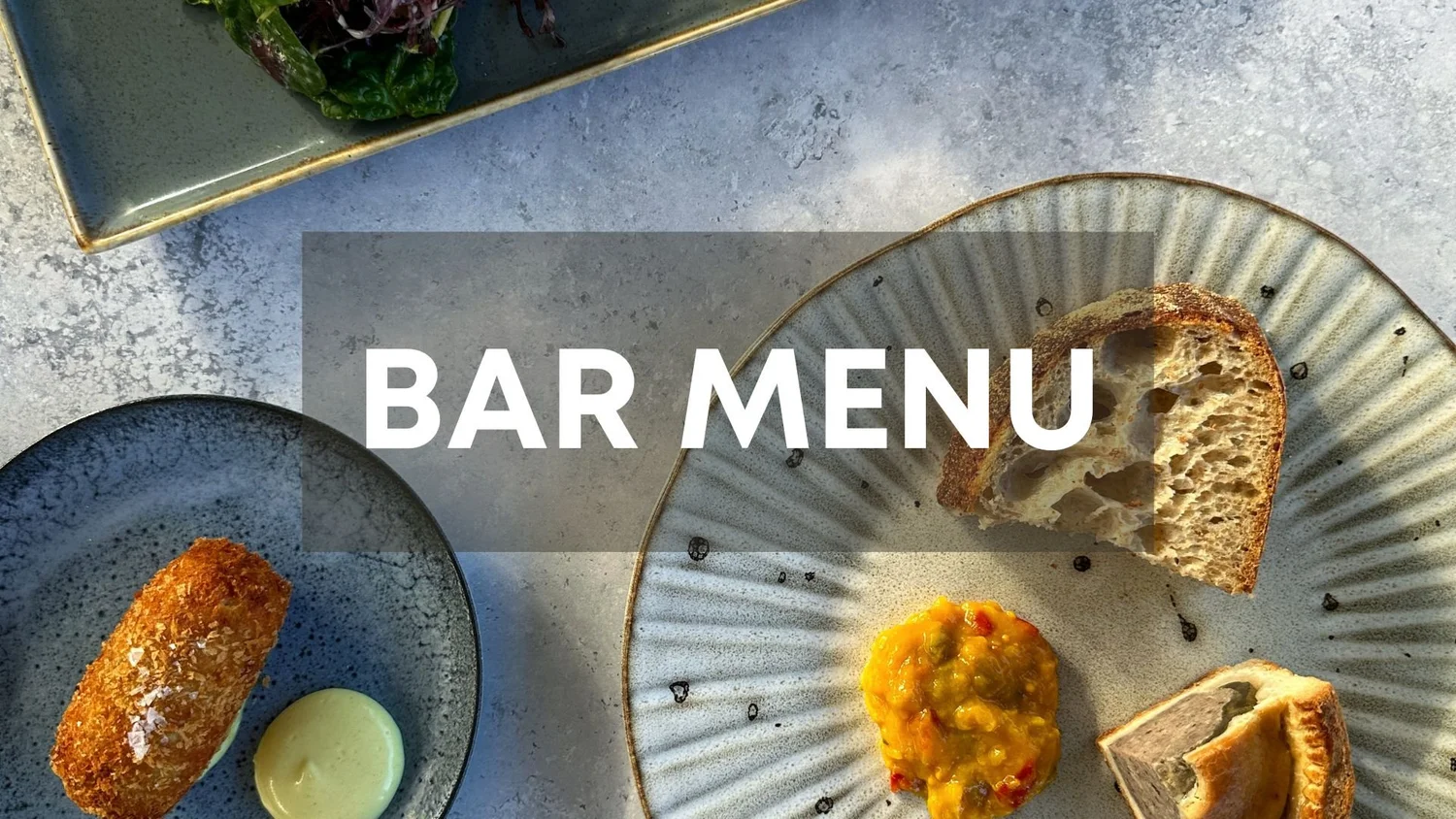 Menus — The Harrow at Bishopstone