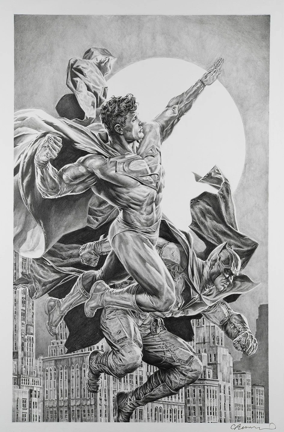 Lee Bermejo Batman Superman World's Finest Cover Illustration ...