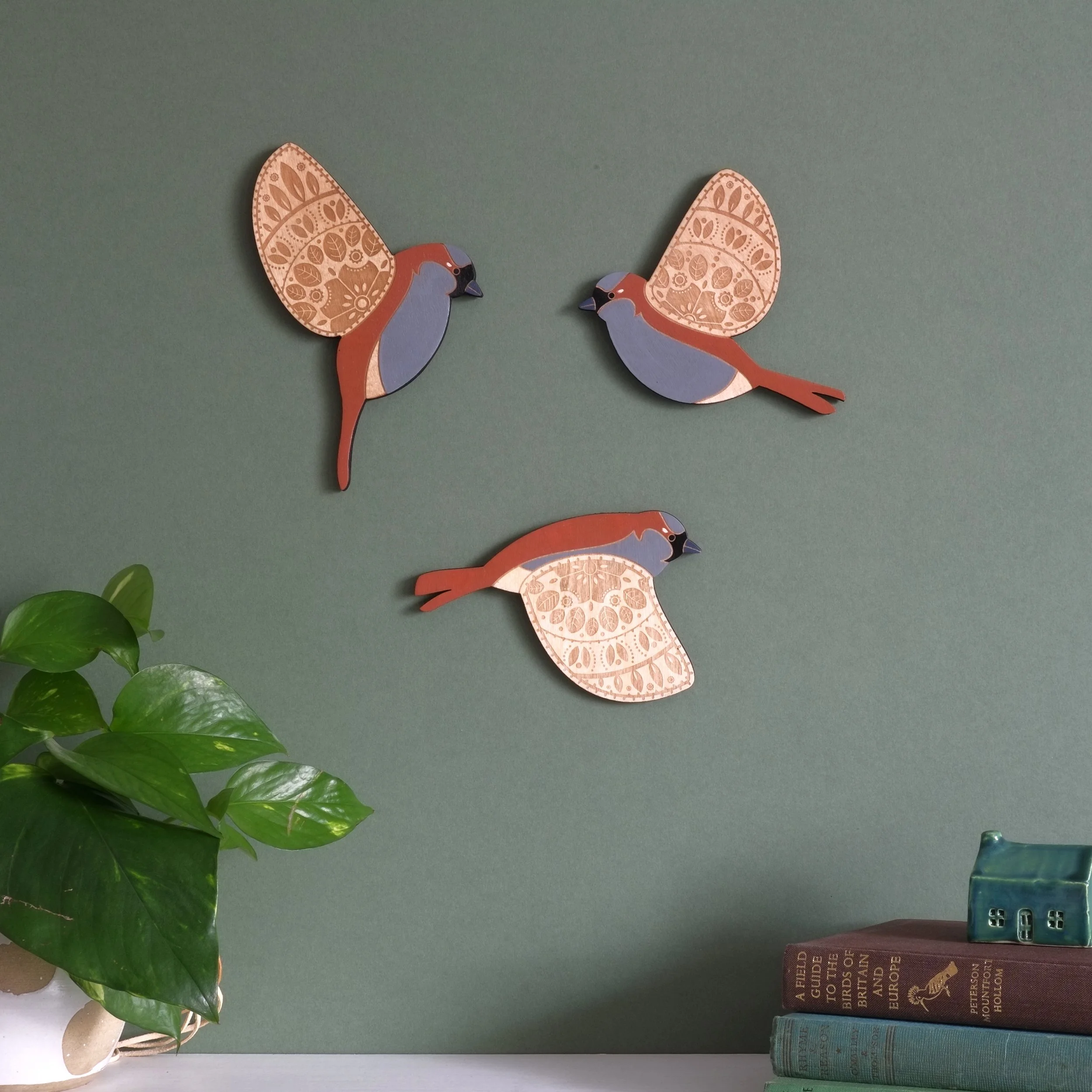 Wall Birds — Laser cut and hand finished wooden home and giftware ...