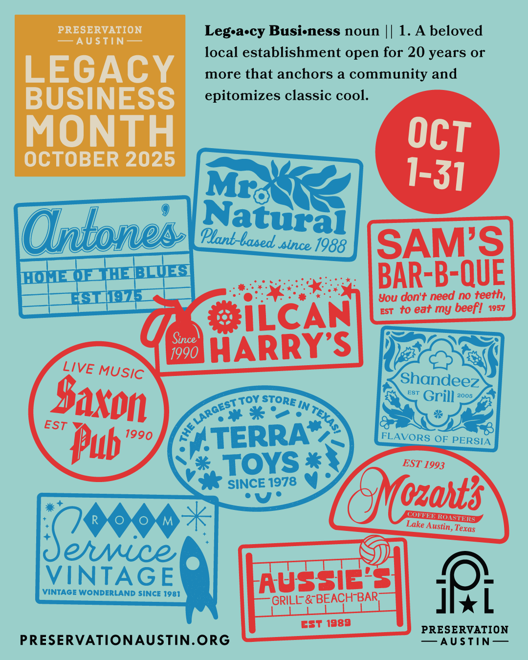 Legacy Business Month — Preservation Austin