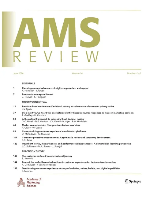 AMS Review — Academy of Marketing Science