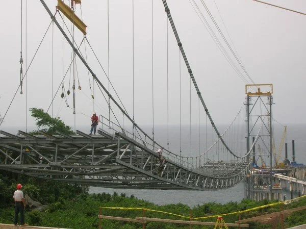 Equatorial Guinea LNG Suspension Bridge — Somerset Engineering