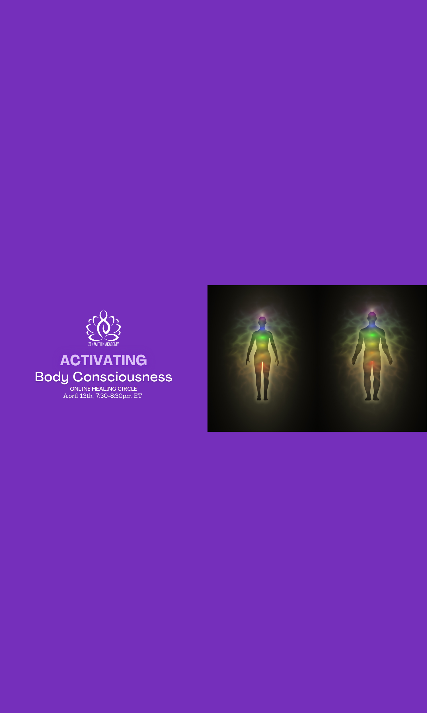 April Online Healing Circle - Activating Body Consciousness