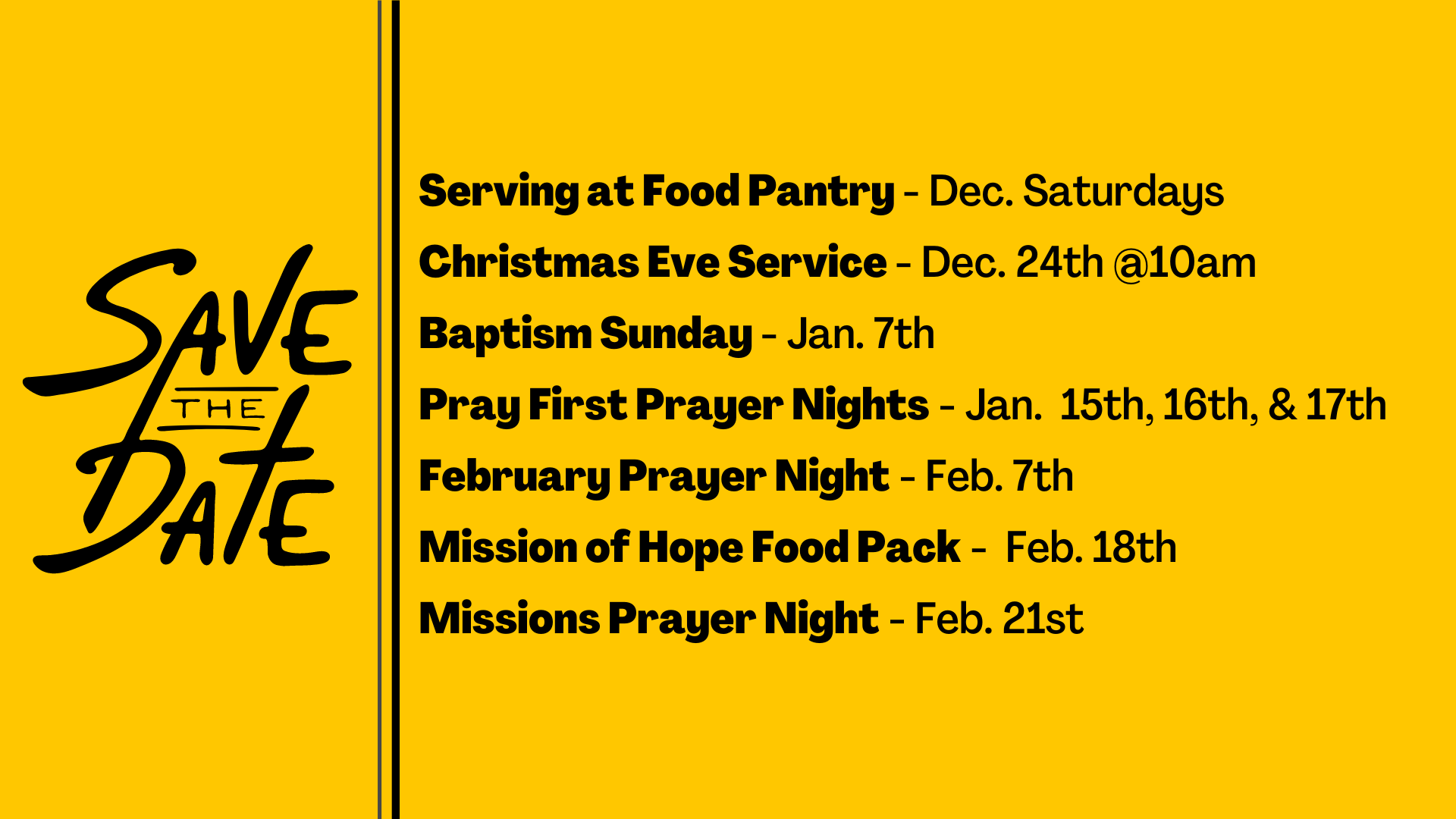 Upcoming Events — Pathway Church