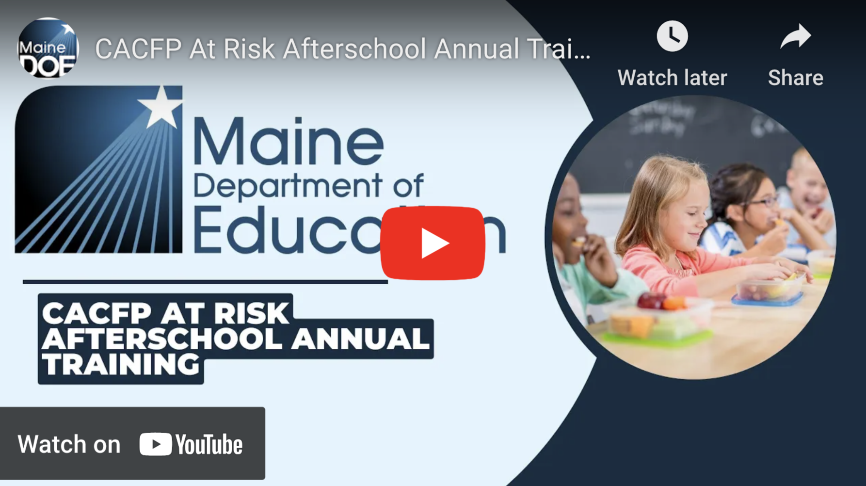 Afterschool Meals — Full Plates Full Potential