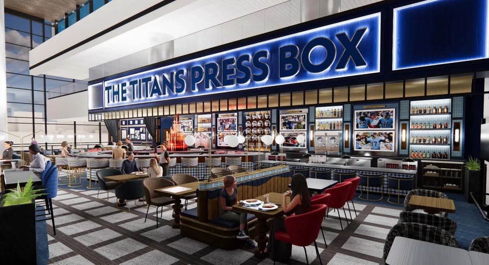The Titans Press Box — Strategic Hospitality