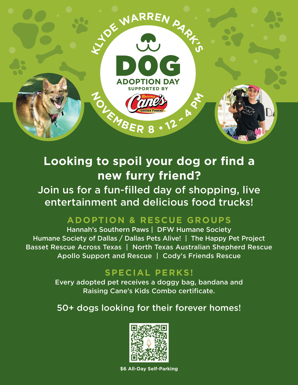 Dog Adoption Day — Klyde Warren Park
