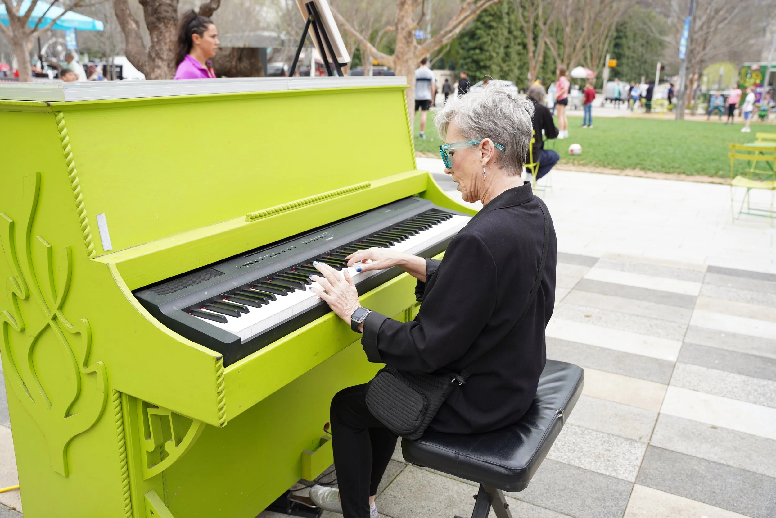Piano in the Park — Klyde Warren Park