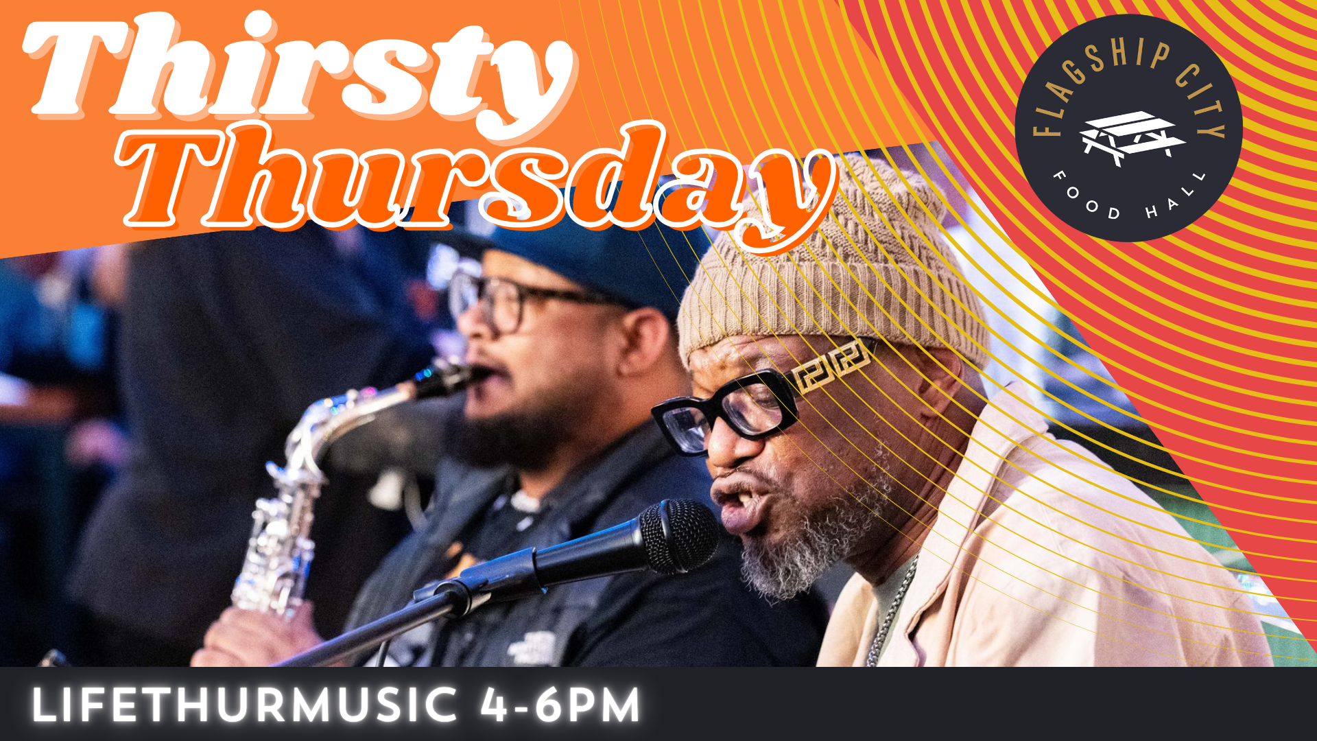 Thirsty Thursday at Flagship City Food Hall – Live Music & Happy Hour ...