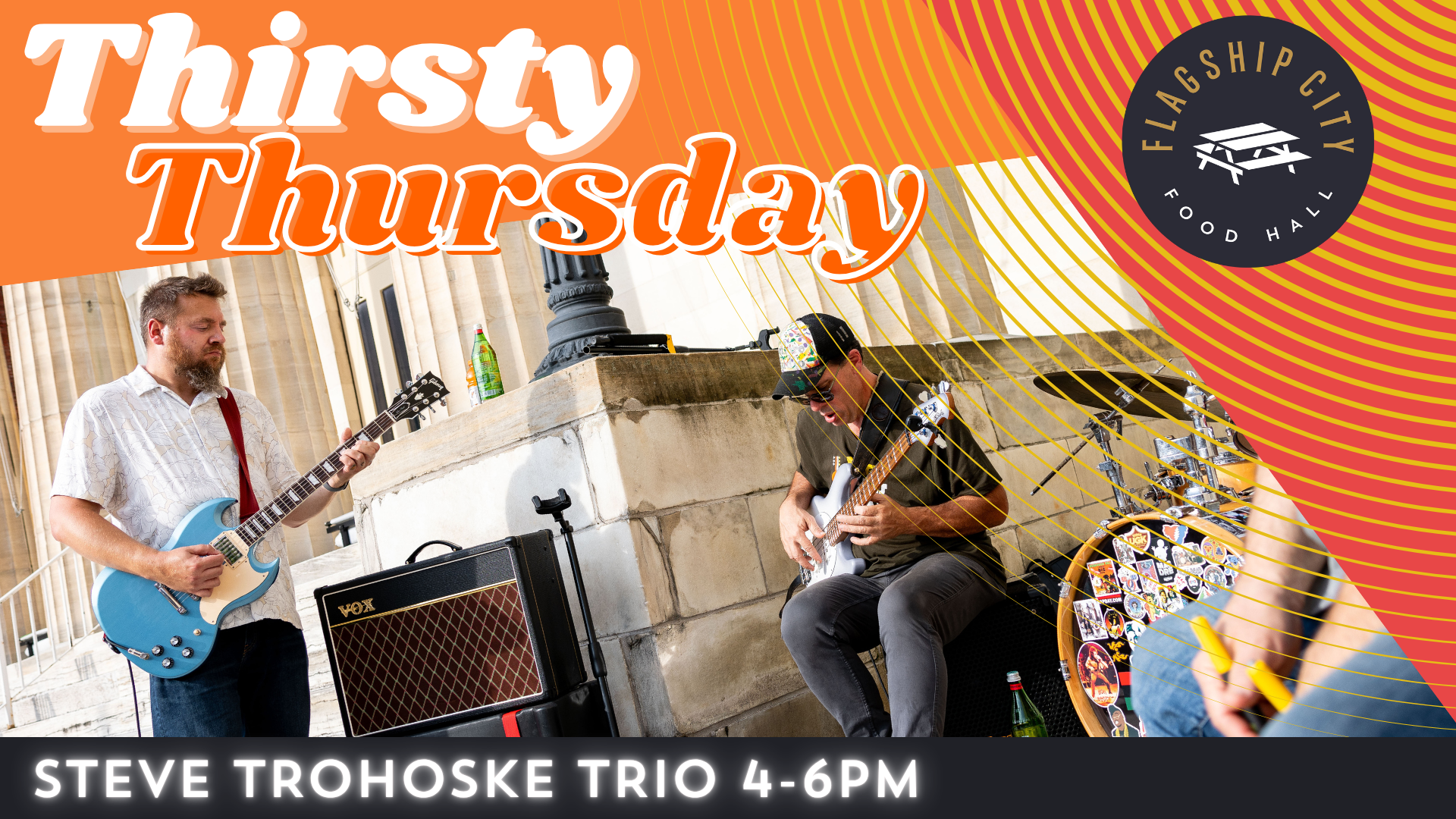 Thirsty Thursday at Flagship City Food Hall – Live Music & Happy Hour ...