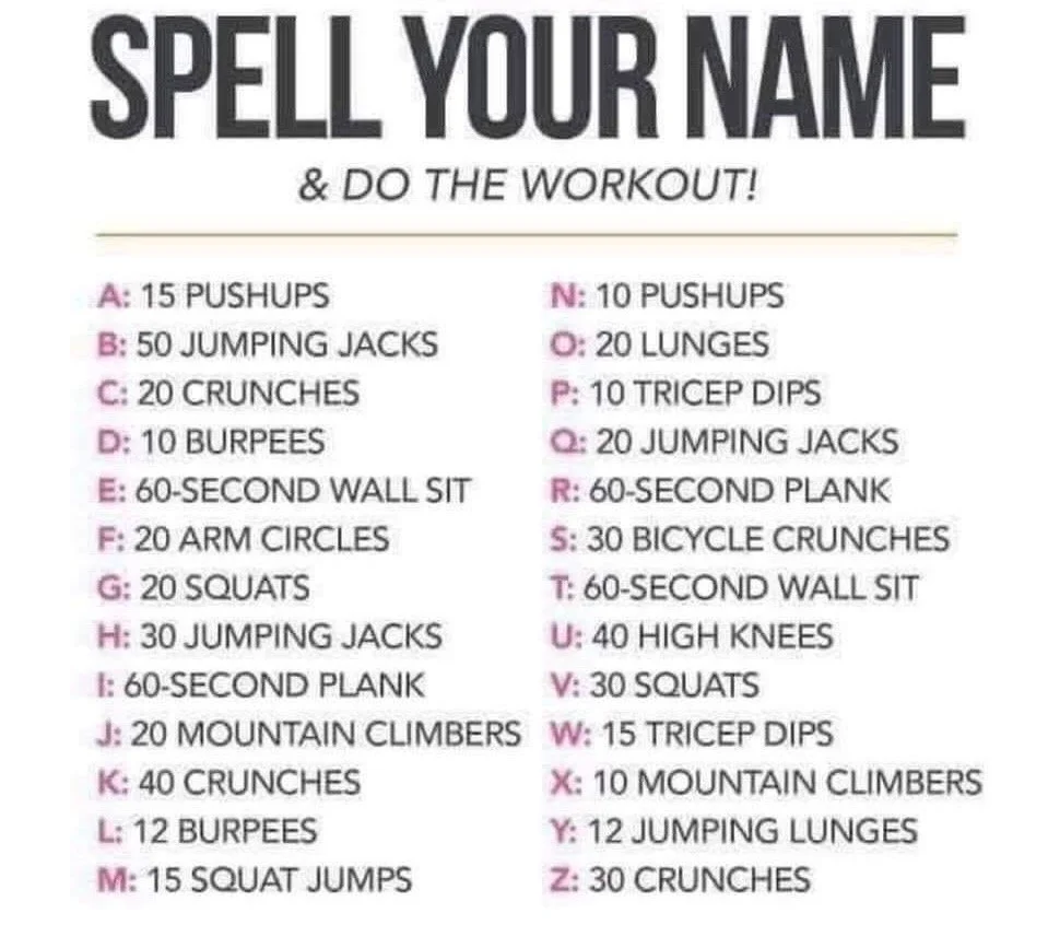 Name Workout