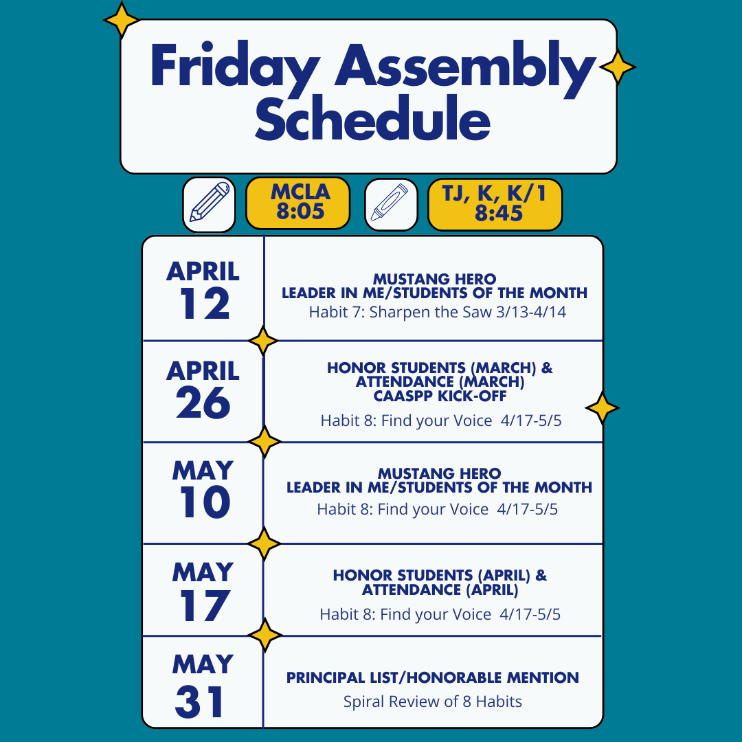 School Calendar and Bell Schedule — Mueller Charter School