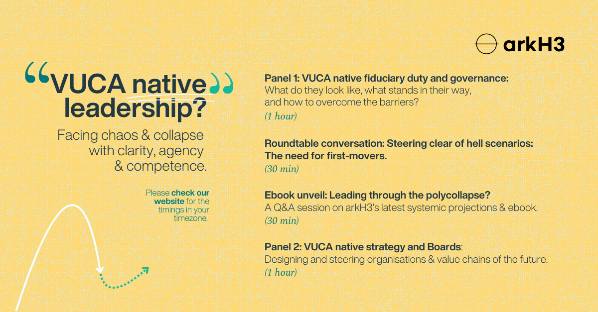 Event: VUCA native leadership? Facing chaos and collapse with clarity ...