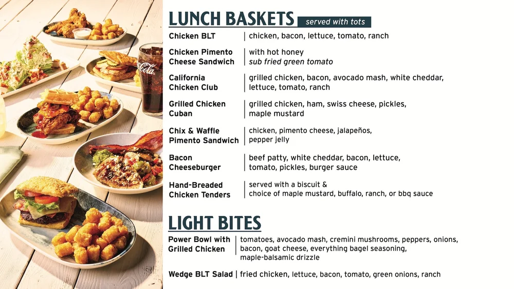 Weekday Lunch Menu — Maple Street Biscuit Company