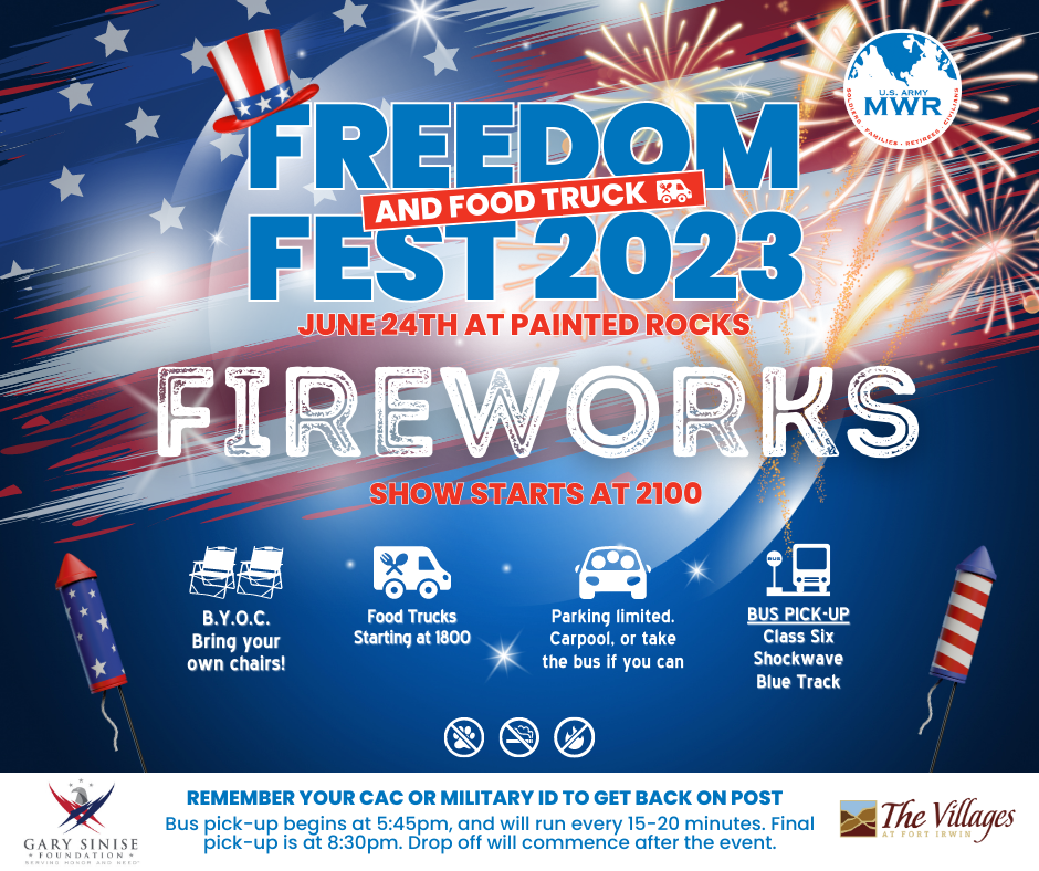 Freedom and Food Truck Fest!! — Villages at Fort Irwin