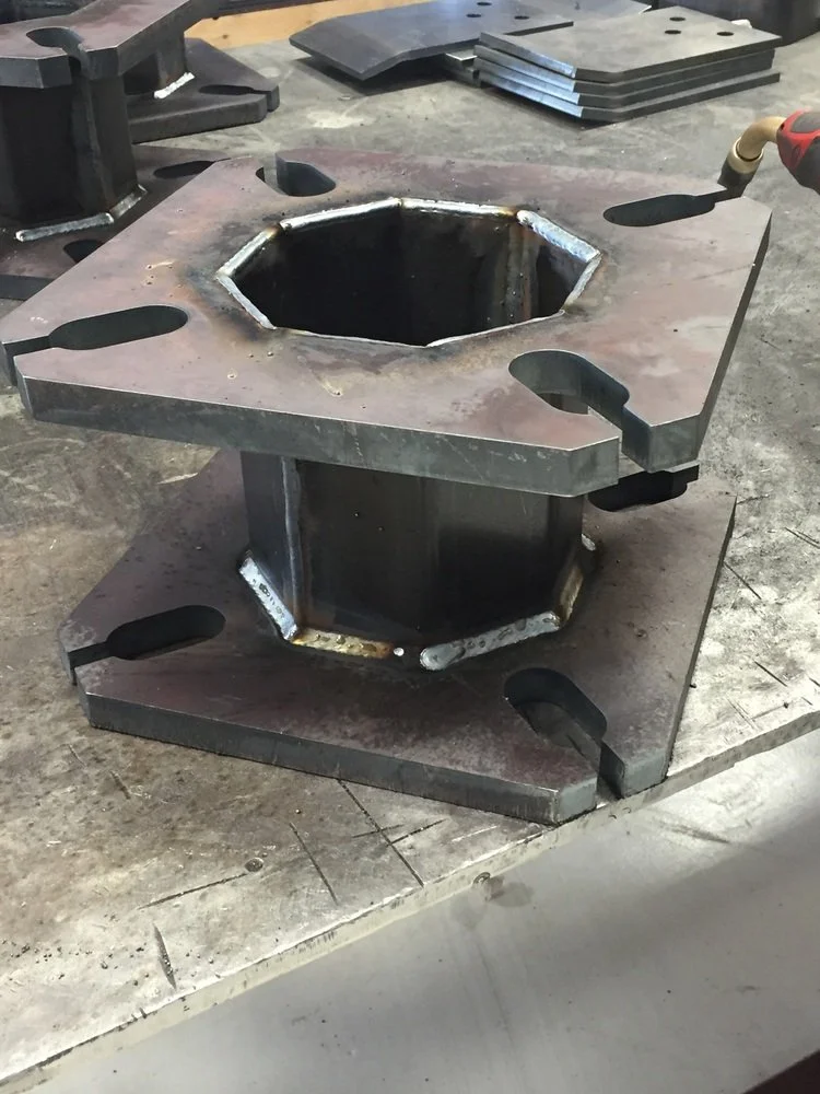 HEAVY STEEL PART FABRICATION — Lean Machine