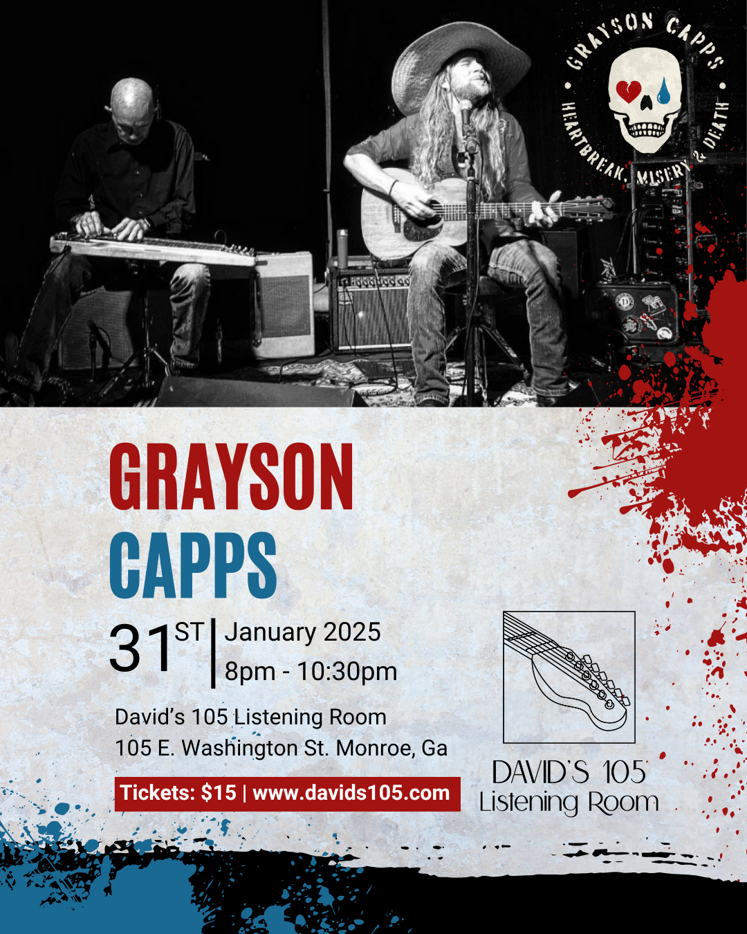 TICKETS & MERCH — David's 105 Listening Room