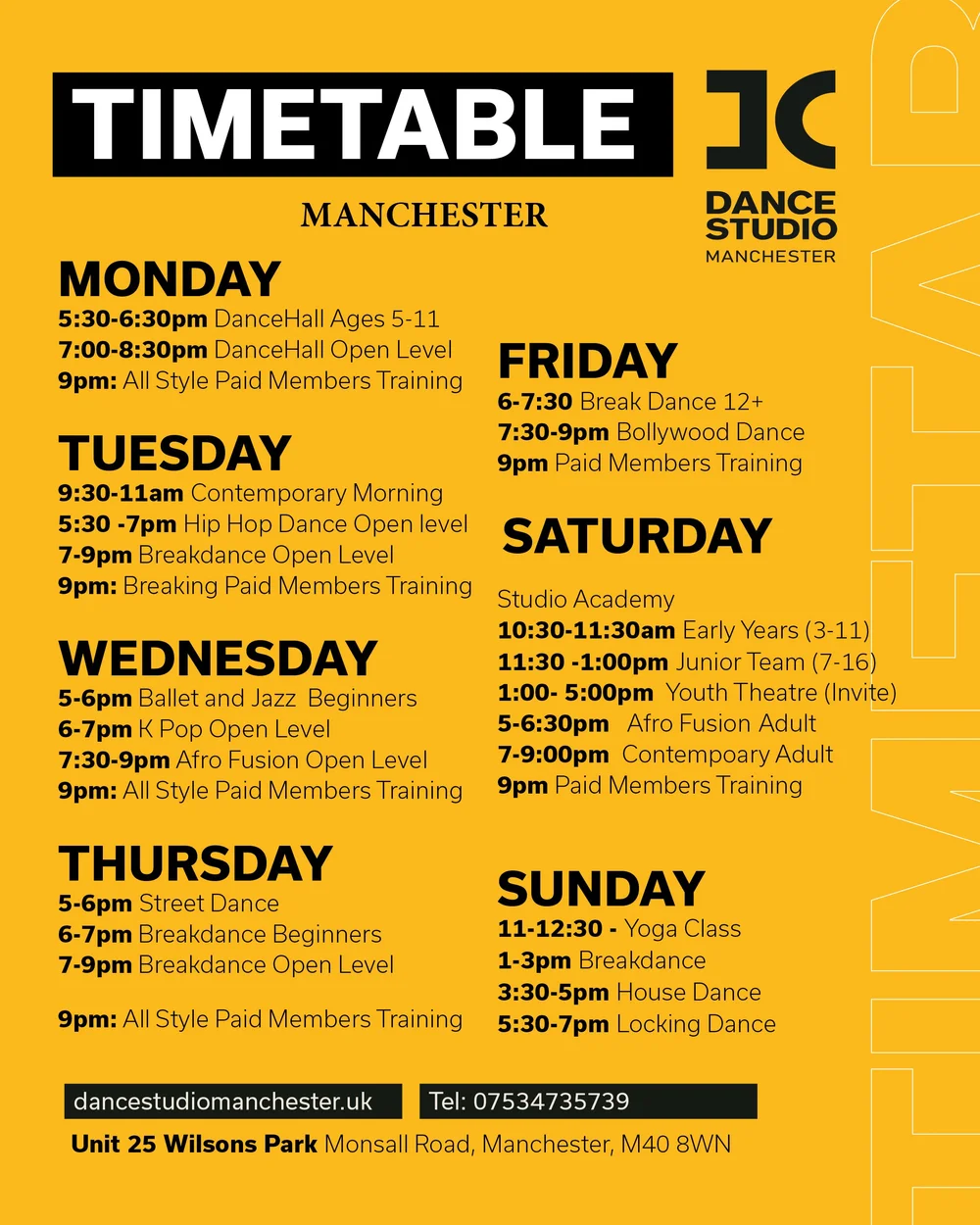 Dance Studio Manchester