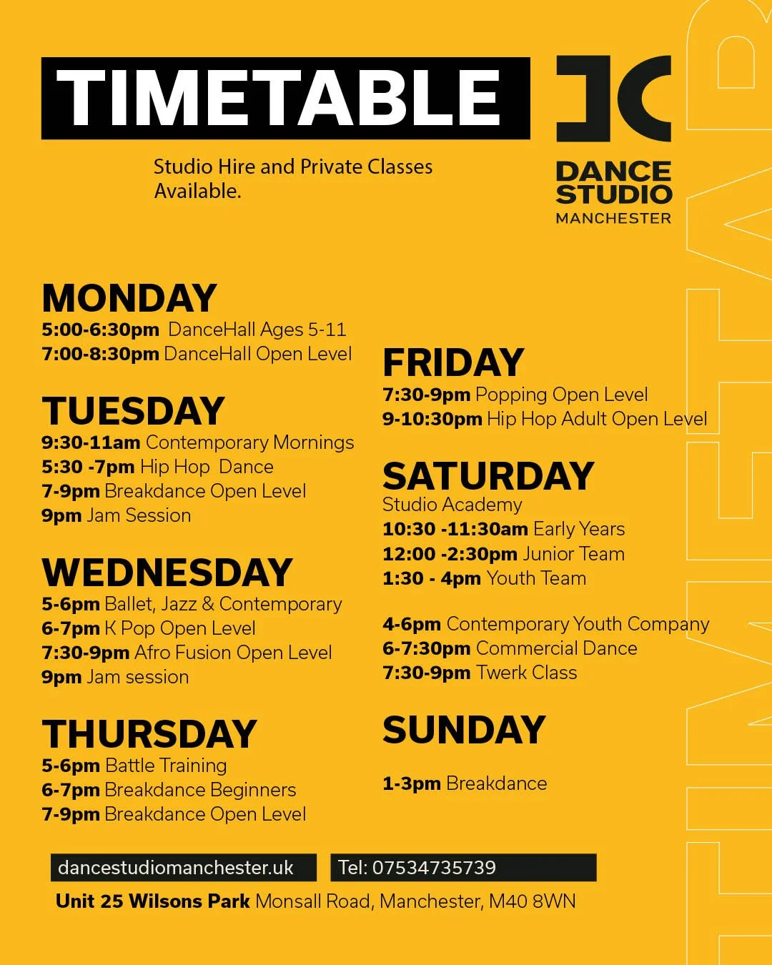 Dance Studio Manchester