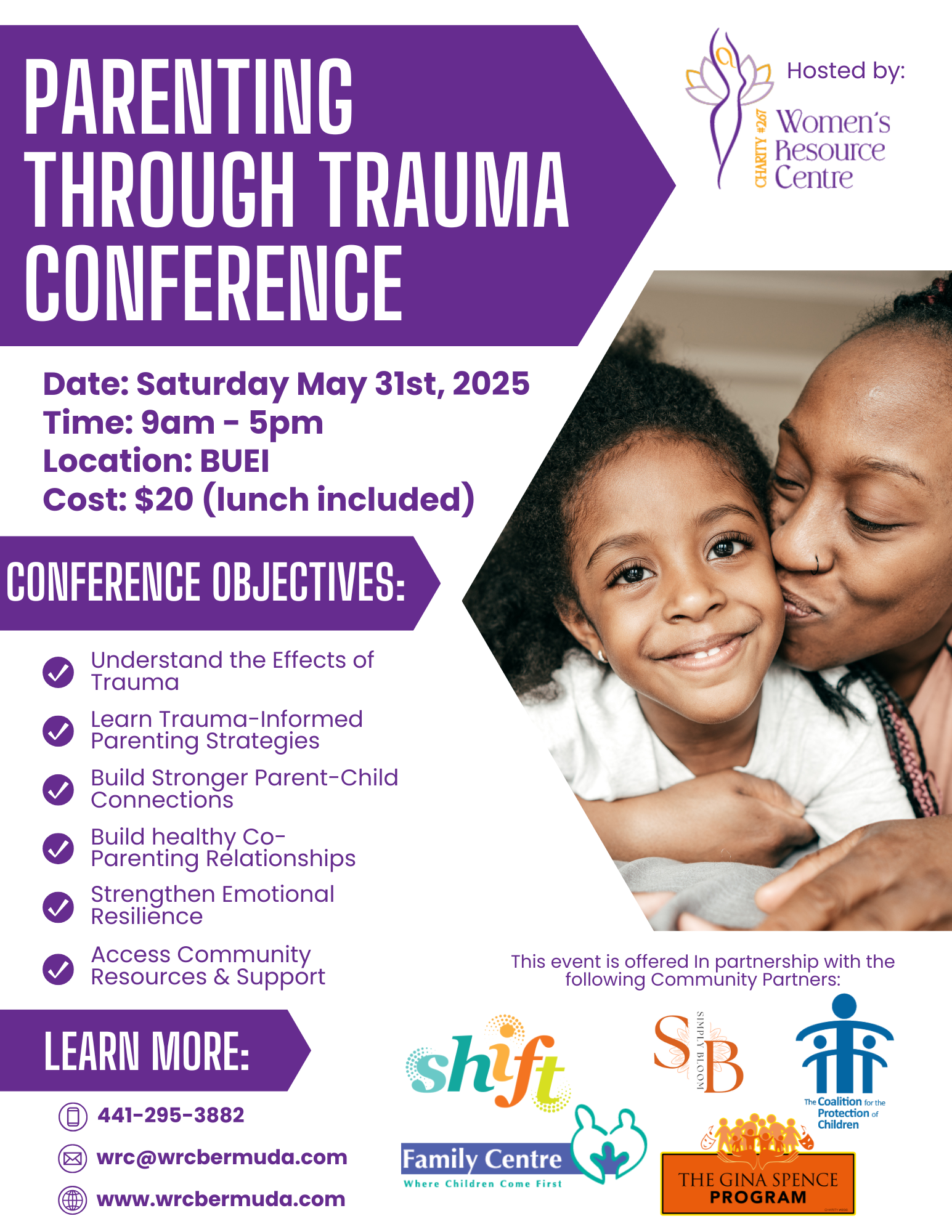 Parenting Through Trauma Conference — Women's Resource Centre Bermuda
