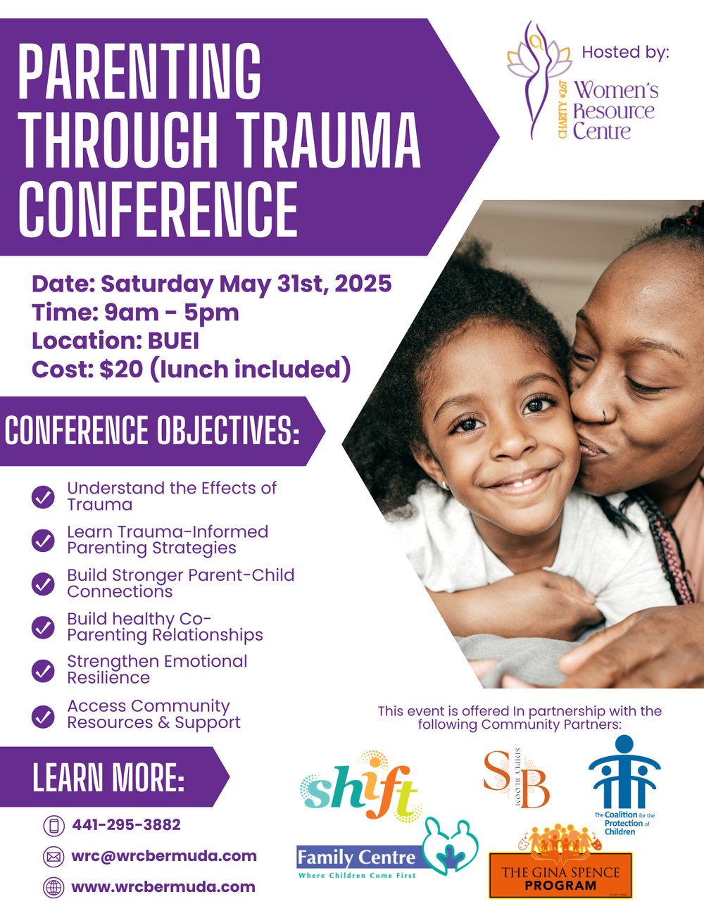 Parenting Through Trauma Conference — Women's Resource Centre Bermuda