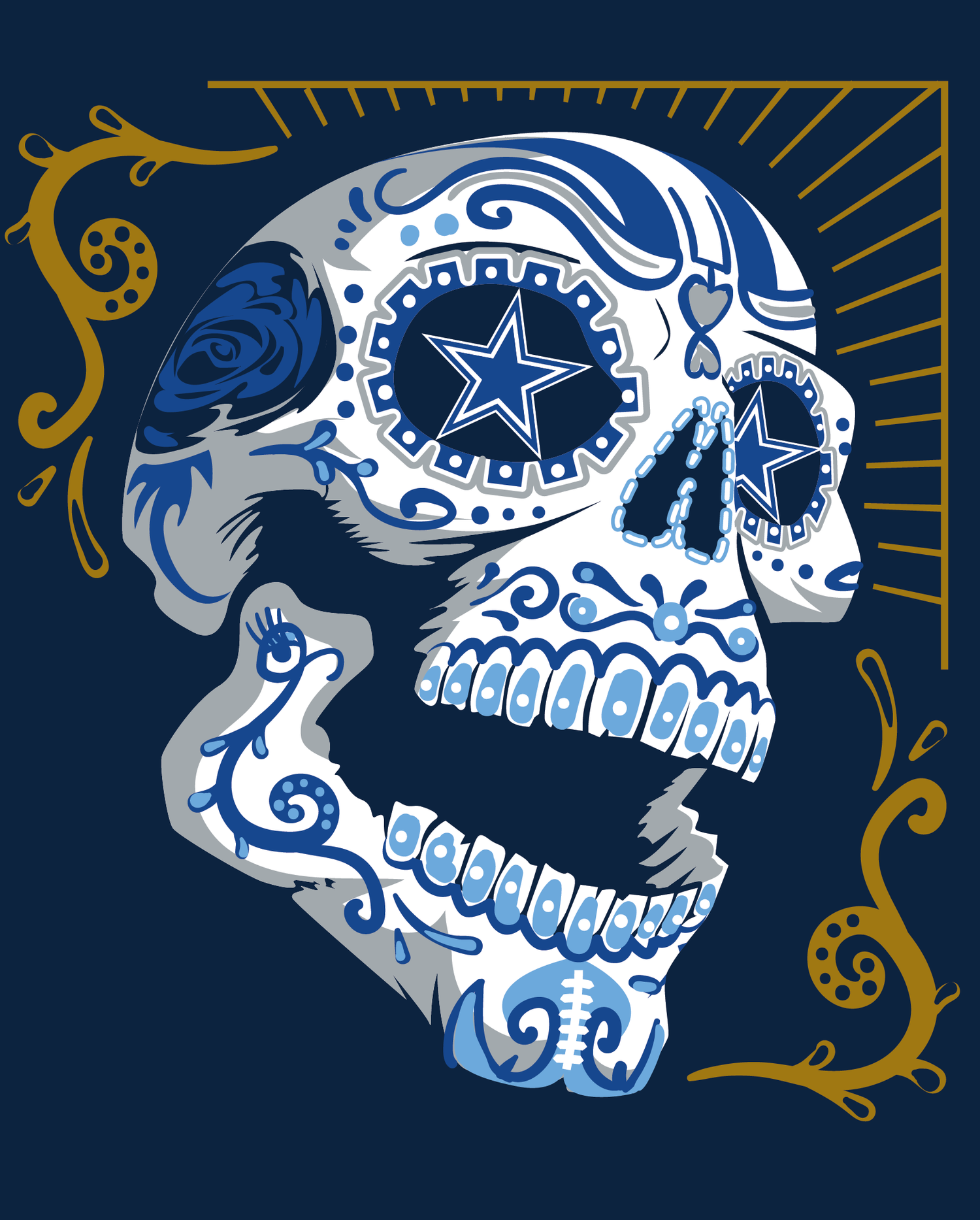 Designs and Art for the Dallas Cowboys Football Club — Robert Arista ...