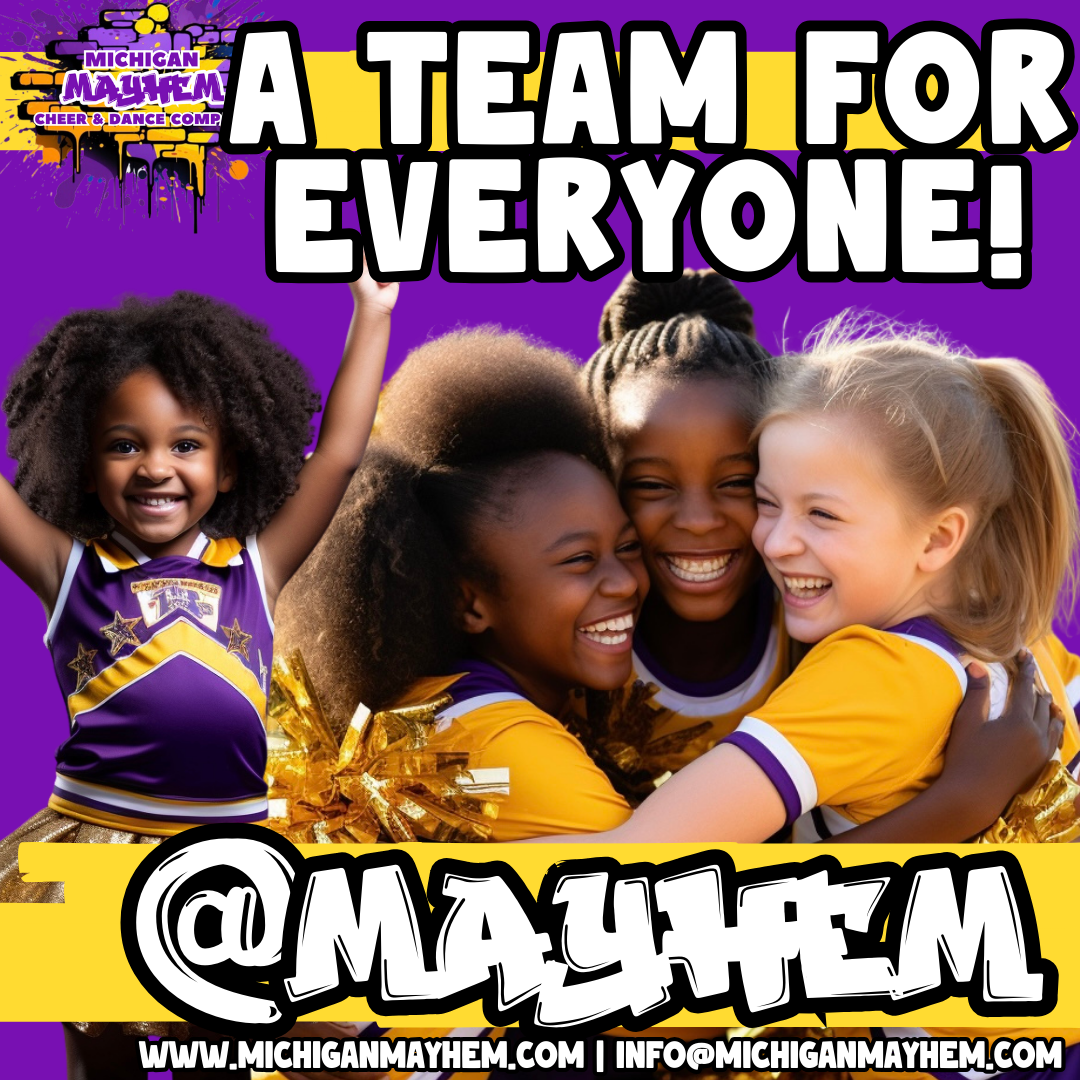 Michigan Mayhem Cheer and Dance Company | Empowering Youth In Metro ...