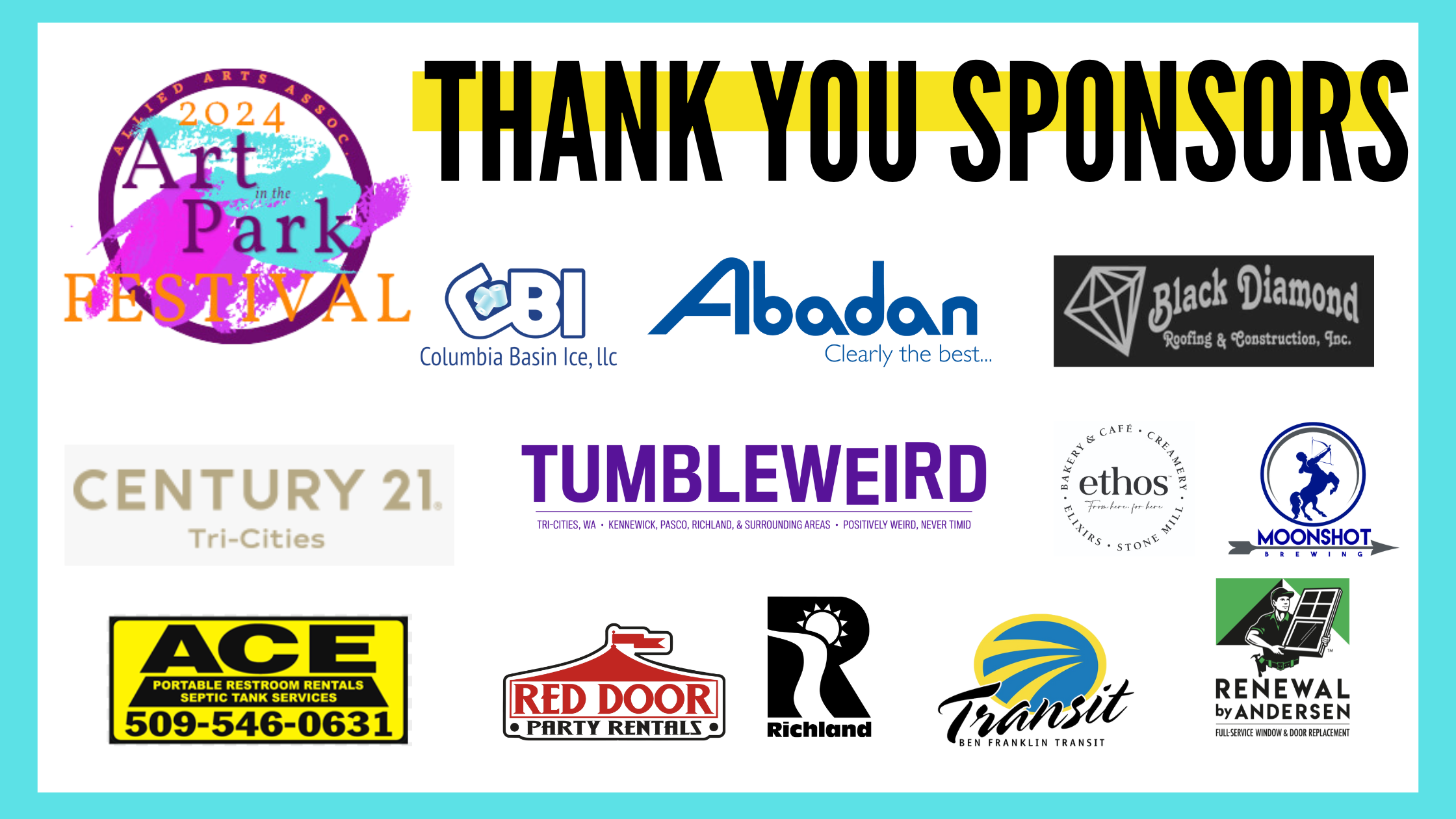 Sponsors — ART in the PARK FESTIVAL