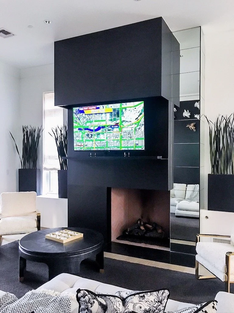 Hiding the Television to Accentuate Your Design — AFT Construction
