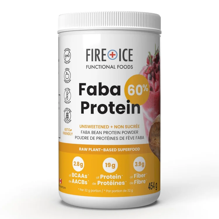 Faba Bean 60% Protein Powder — Fire+Ice Functional Foods