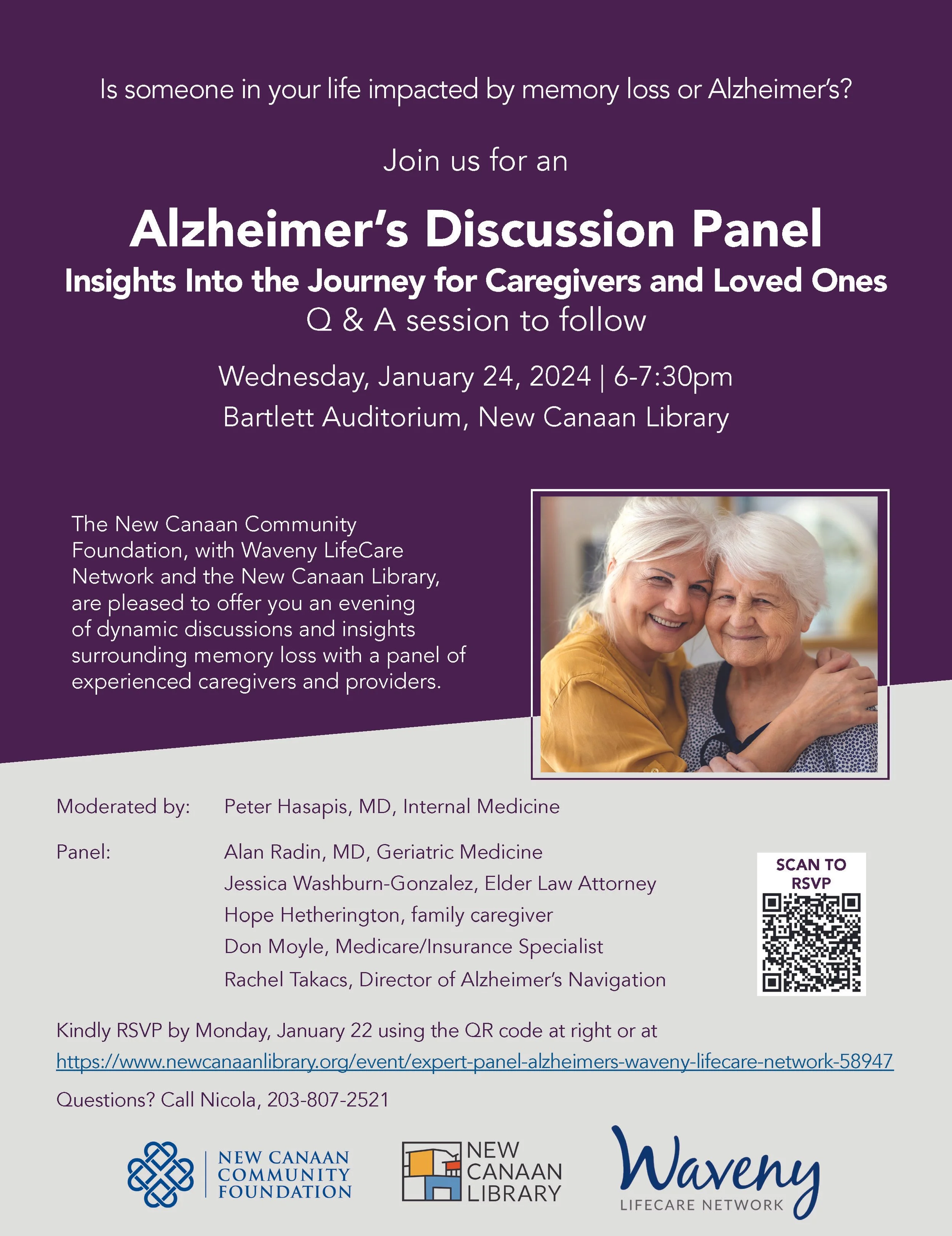 Alzheimer’s Discussion Panel — New Canaan Community Foundation