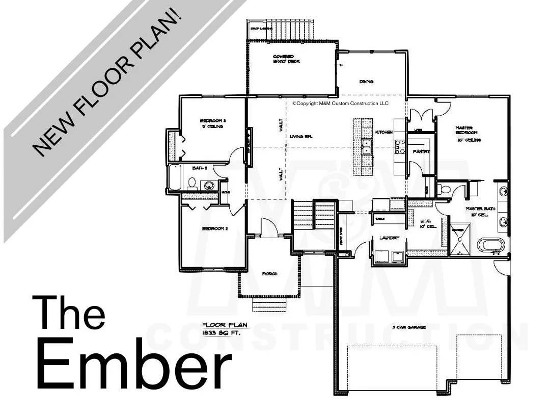 Floor Plans — M&M Custom Construction, LLC - Wichita Custom Home Builder