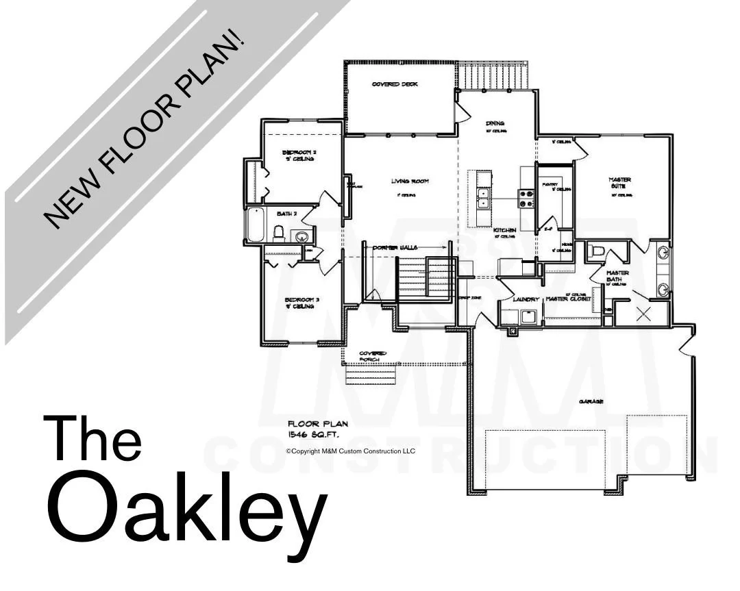 Floor Plans — M&M Custom Construction, LLC - Wichita Custom Home Builder